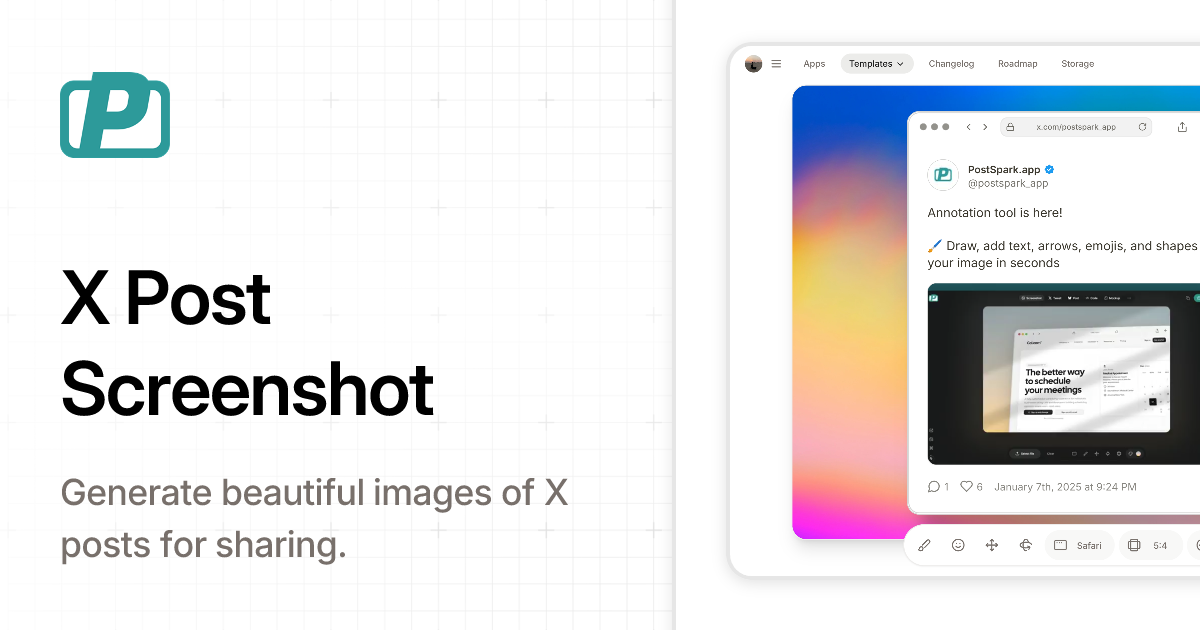 Tweet Screenshot Generator – PostSpark